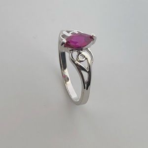 Jewelry | Marquise Cut Created Ruby Ring | Poshmark